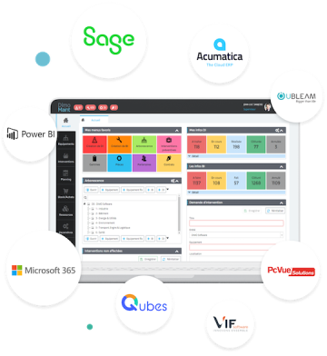 Características del software de mantenimiento DIMO Maint MX