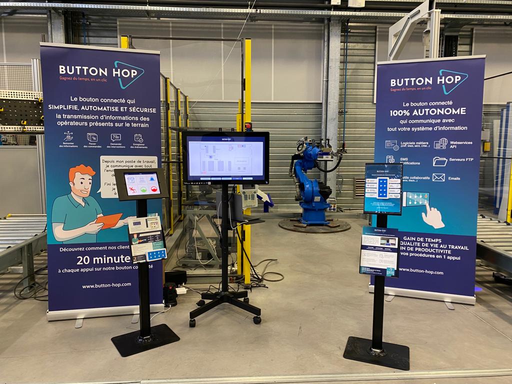 Button Hop, save time in 1 click