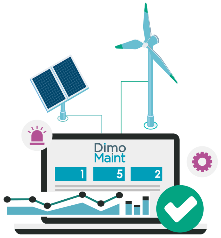 Renewable energy: better equipment maintenance management.